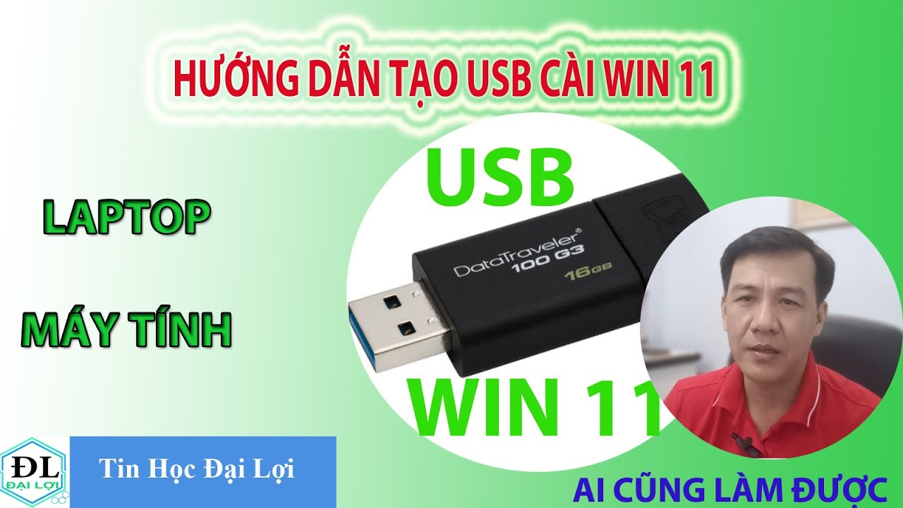 Hướng dẫn tạo usb cài win 11 chi tiết dễ làm nhất hiện nay - YouTube
