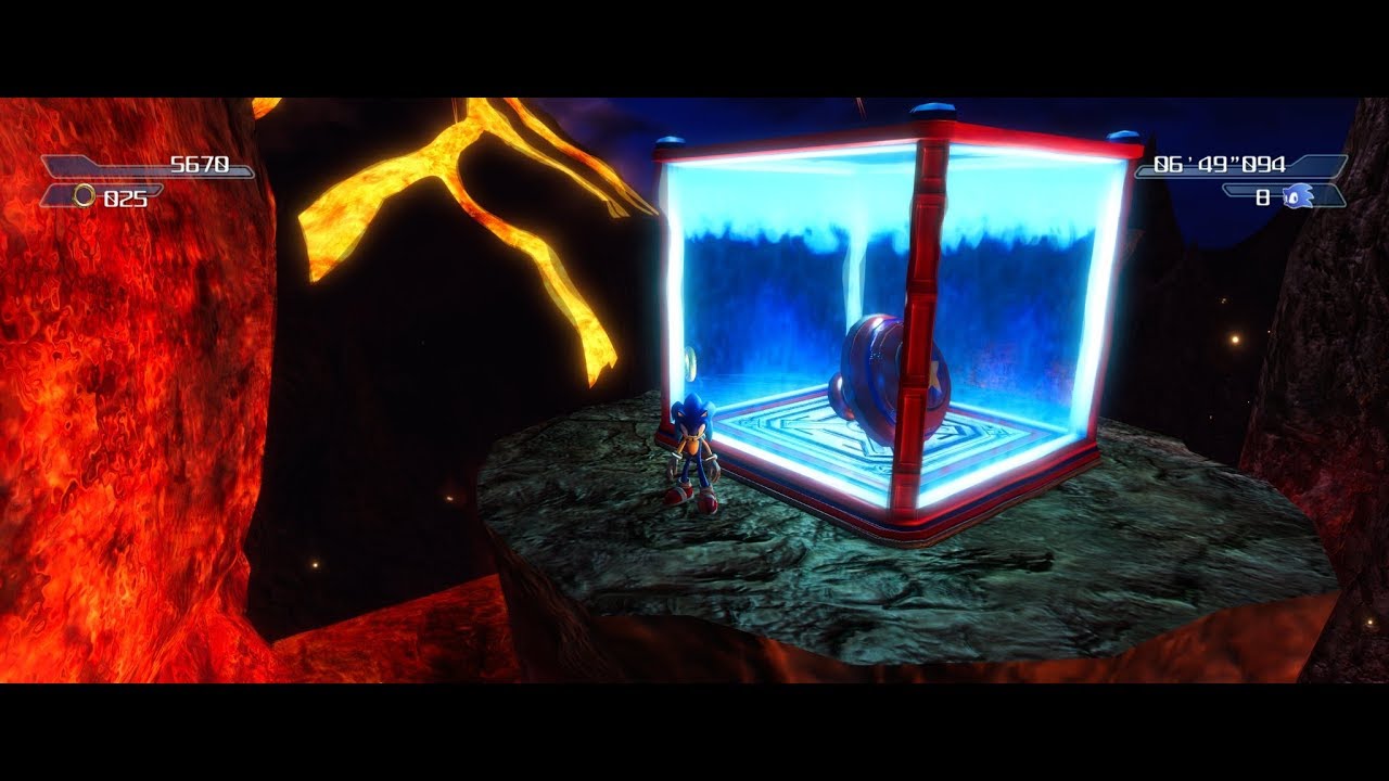 LOOK AT THE VIEW!! Sonic 06 Flame Core - YouTube
