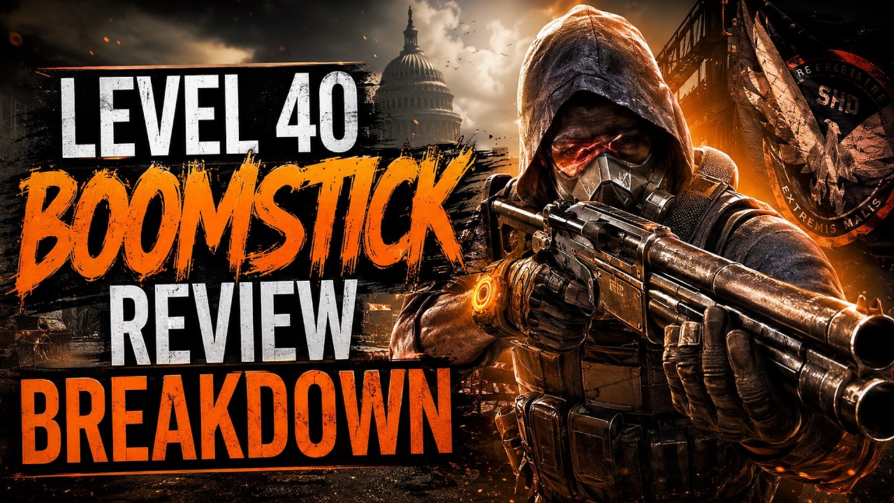 THE DIVISION 2 LEVEL 40 BOOMSTICK REVIEW - YouTube