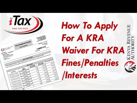 KRA Waiver Application | How To Apply For A KRA Waiver (KRA Fine ...