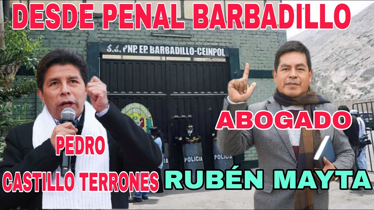 ÚLTIMO MINUTO DESDE EL PENAL BARBADILLO LIMA PERÚ - YouTube