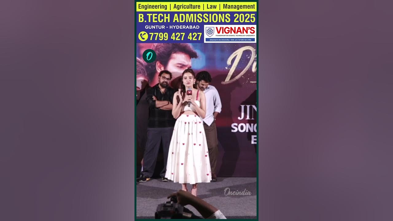 Rukshar Dhillon Cute Telugu Speech @ Dilruba Movie Hey Jingili Song Launch| Oneindia Telugu ...