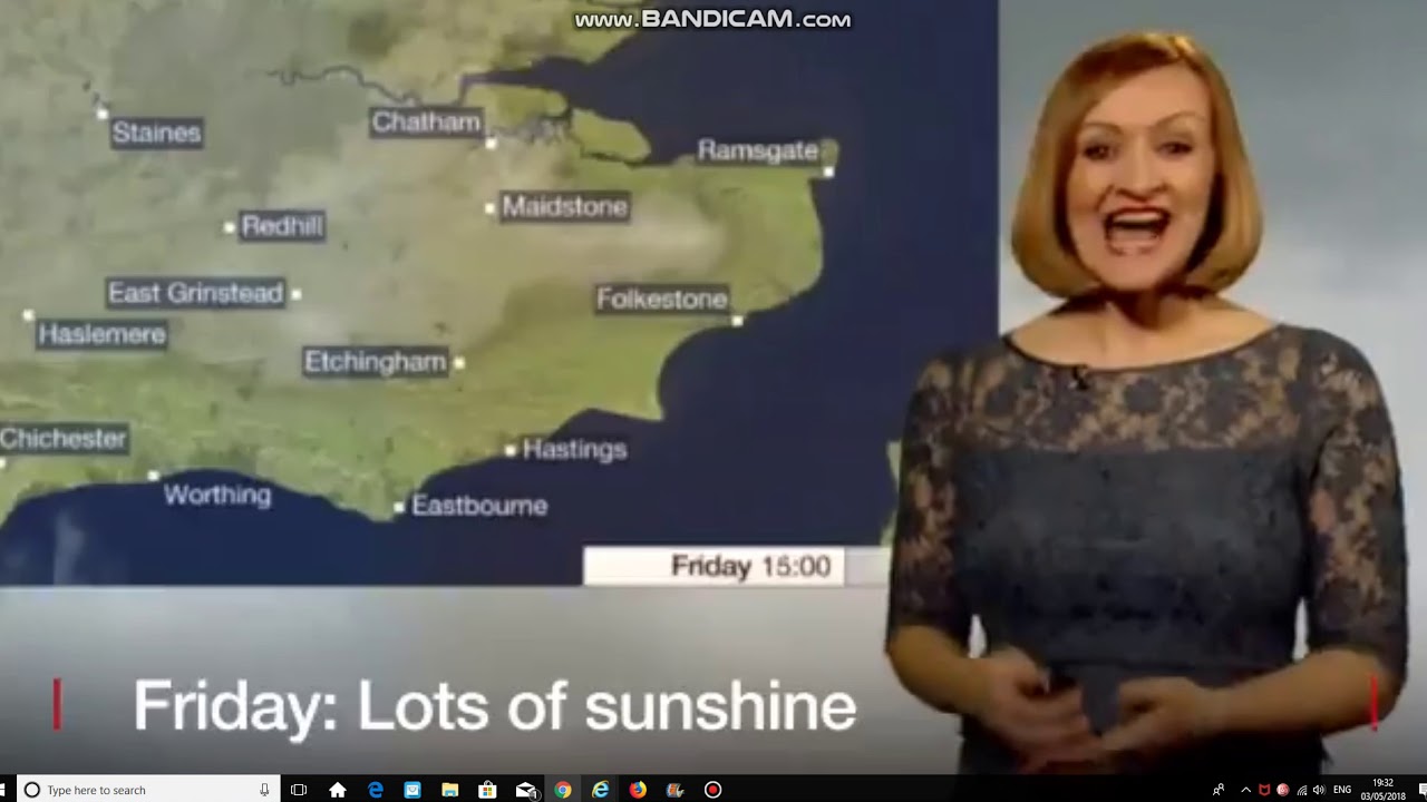 Jennifer Bartram - South East Today weather - (3rd May 2018) - HD - YouTube