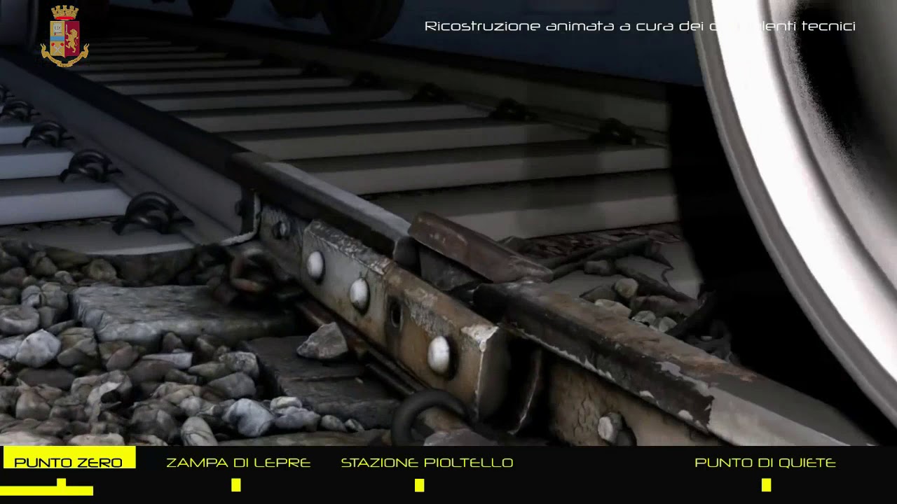 Scientifica: ricostruzione incidente ferroviario "Pioltello" - YouTube