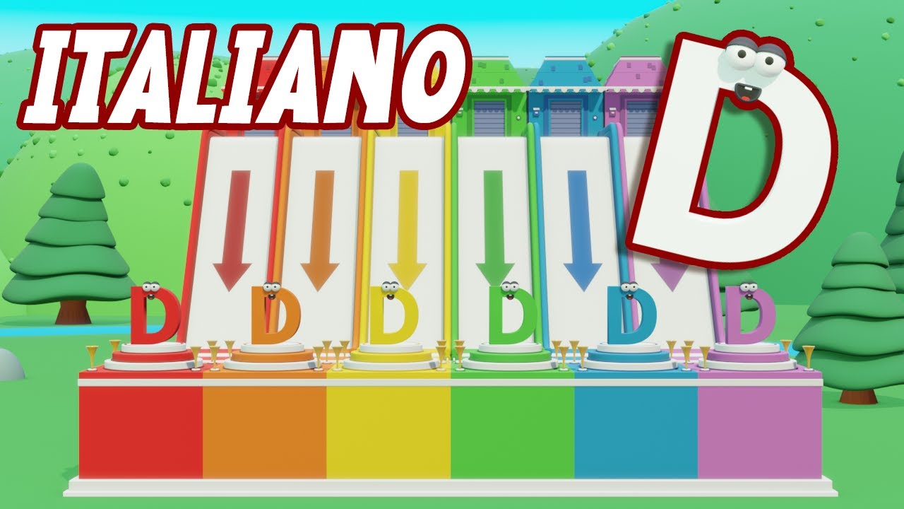 Impara i colori con la lettera D - YouTube