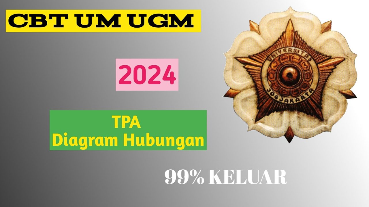 CBT UM UGM 2024 TPA Diagram Hubungan - YouTube