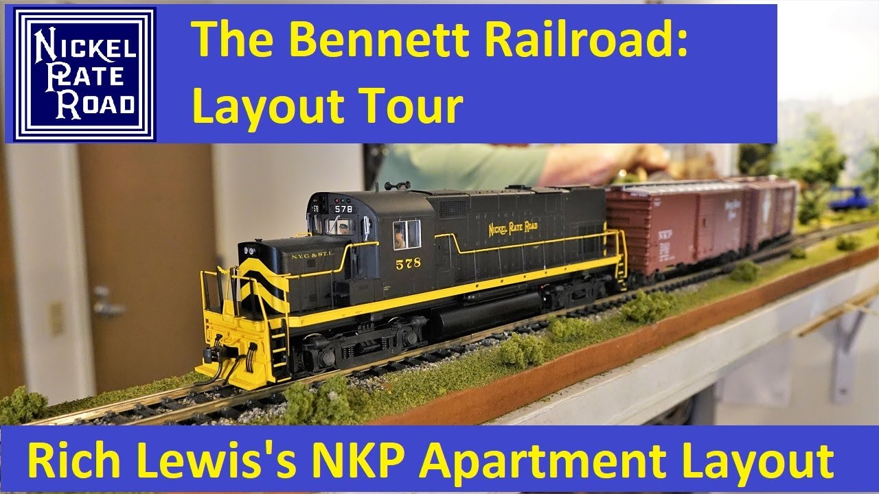 BRR Layout Tour: Rich Lewis' Nickel Plate Layout - YouTube