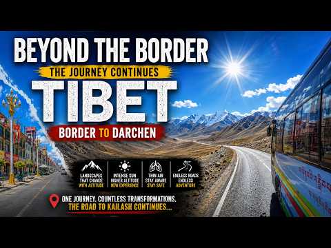 Beyond the Border: The Road to Kailash Through Tibet | Border to Darchen  #Tibet #nepal #Kailash