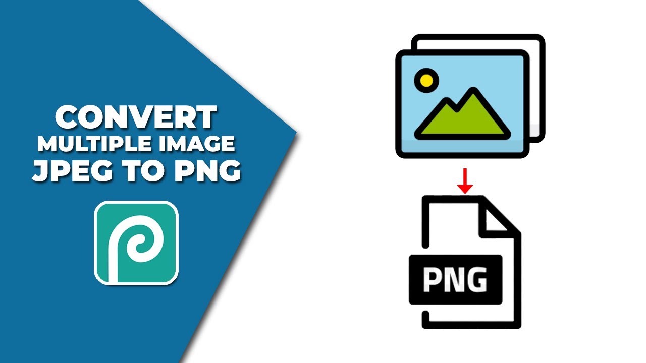 How to convert multiple image jpeg to png in Photopea - YouTube