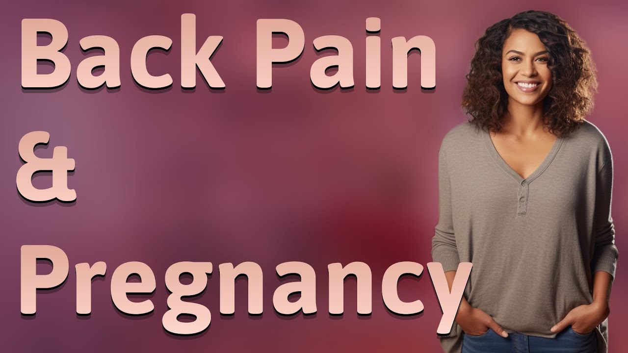 Can Lower Back Pain Before Your Period Mean You're Pregnant? - YouTube