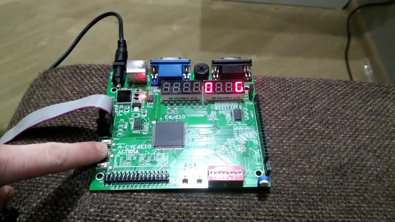 Musical box on FPGA board - YouTube