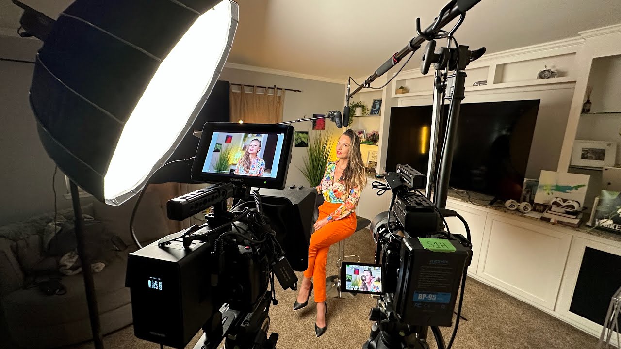 Video and Lighting Setup For Recording Interviews with Panasonic Lumix ...