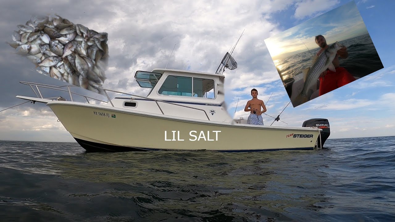 INSANE porgy fishing (catch, clean, and cook) with underwater footage ...