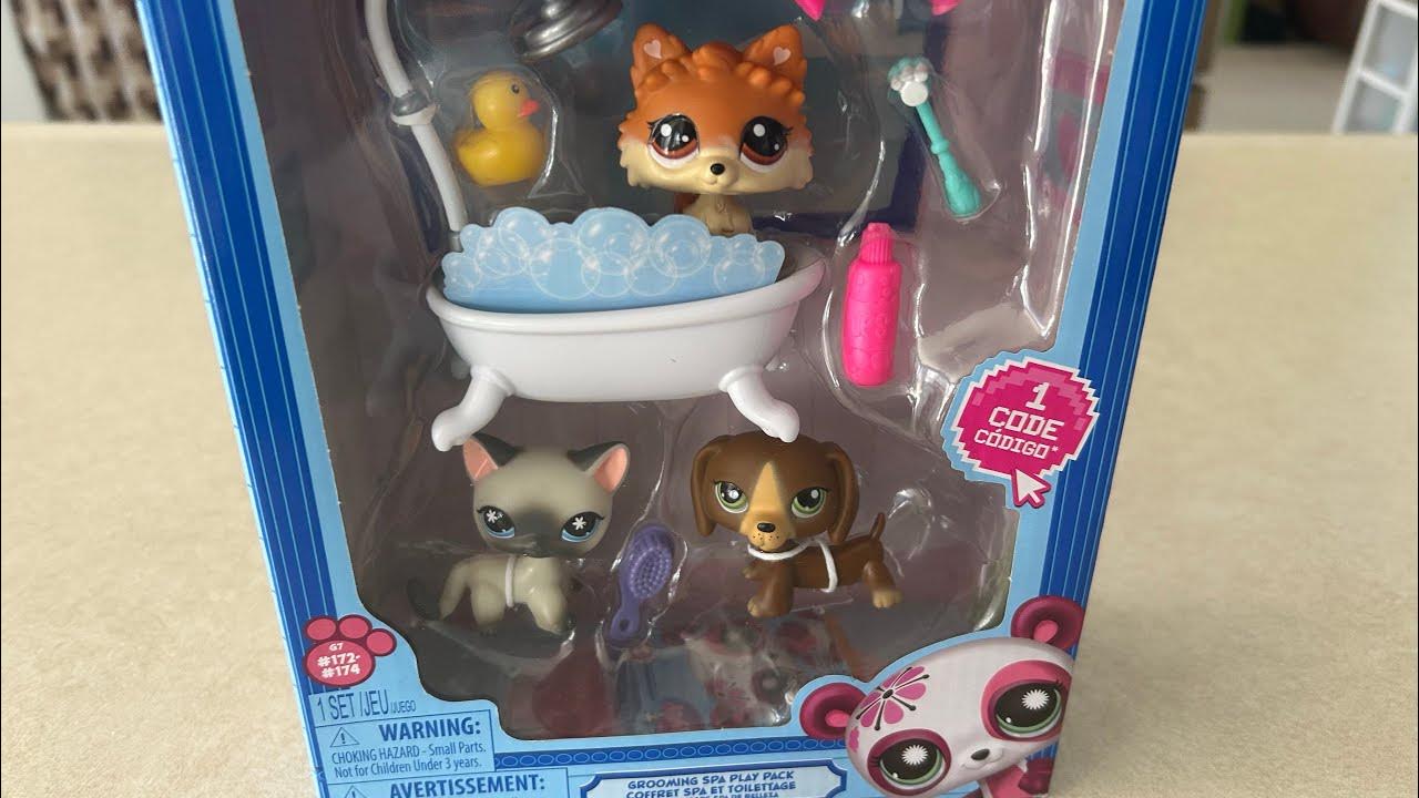 Lps unboxing g7 lps grooming and spa play pack - YouTube