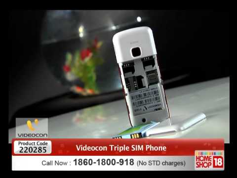HomeShop18-Videocon Triple SIM Phone with Dual Standby with 2MP Camera ...
