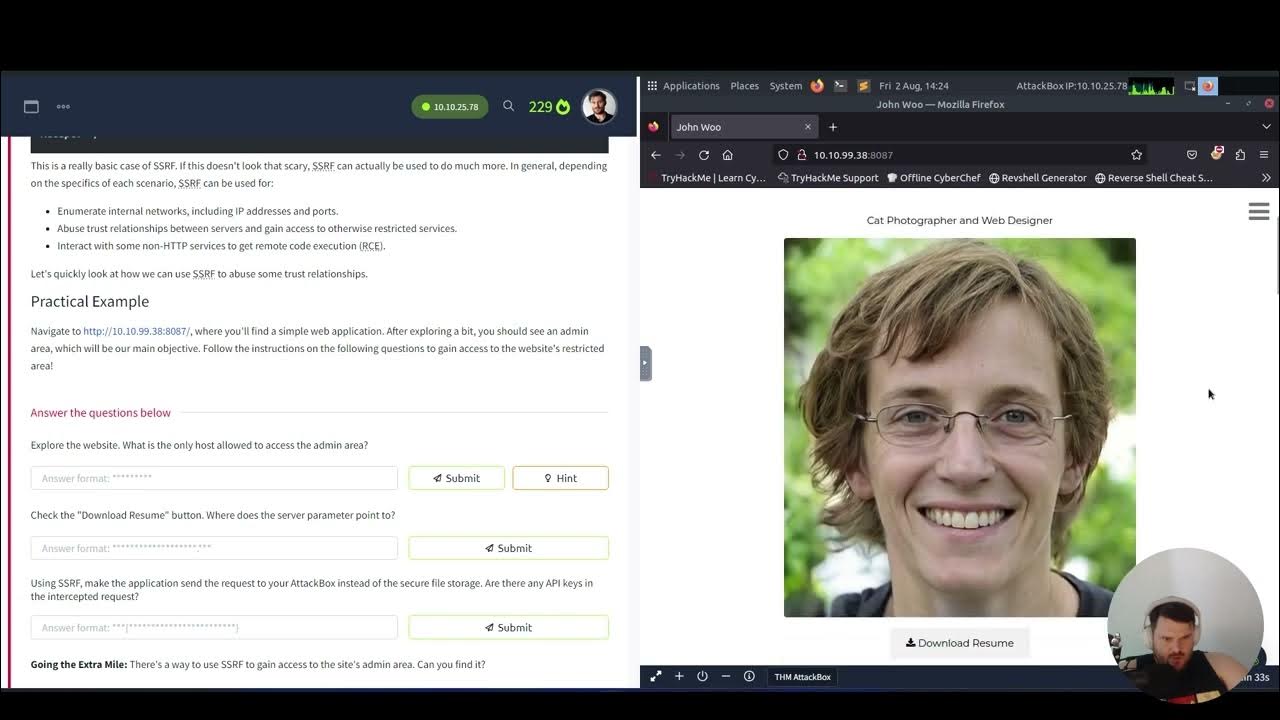 Server Side Request Forgery (SSRF) | THM Series: Web Hacking ...