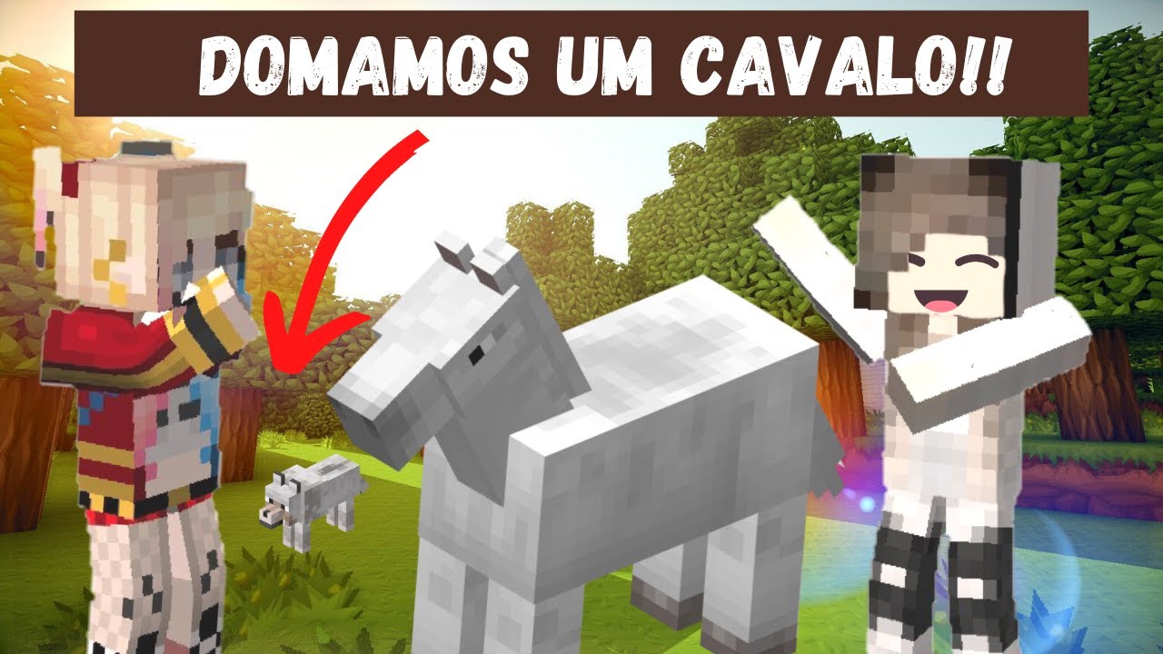 CONSEGUIMOS UM CAVALO!! -MINECRAFT A SAGA #2 - YouTube