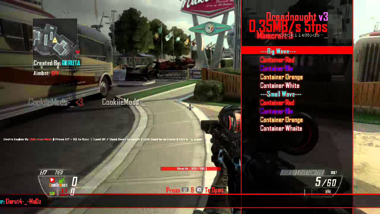 bo2 mod menu Dreadnought v3.2 - YouTube
