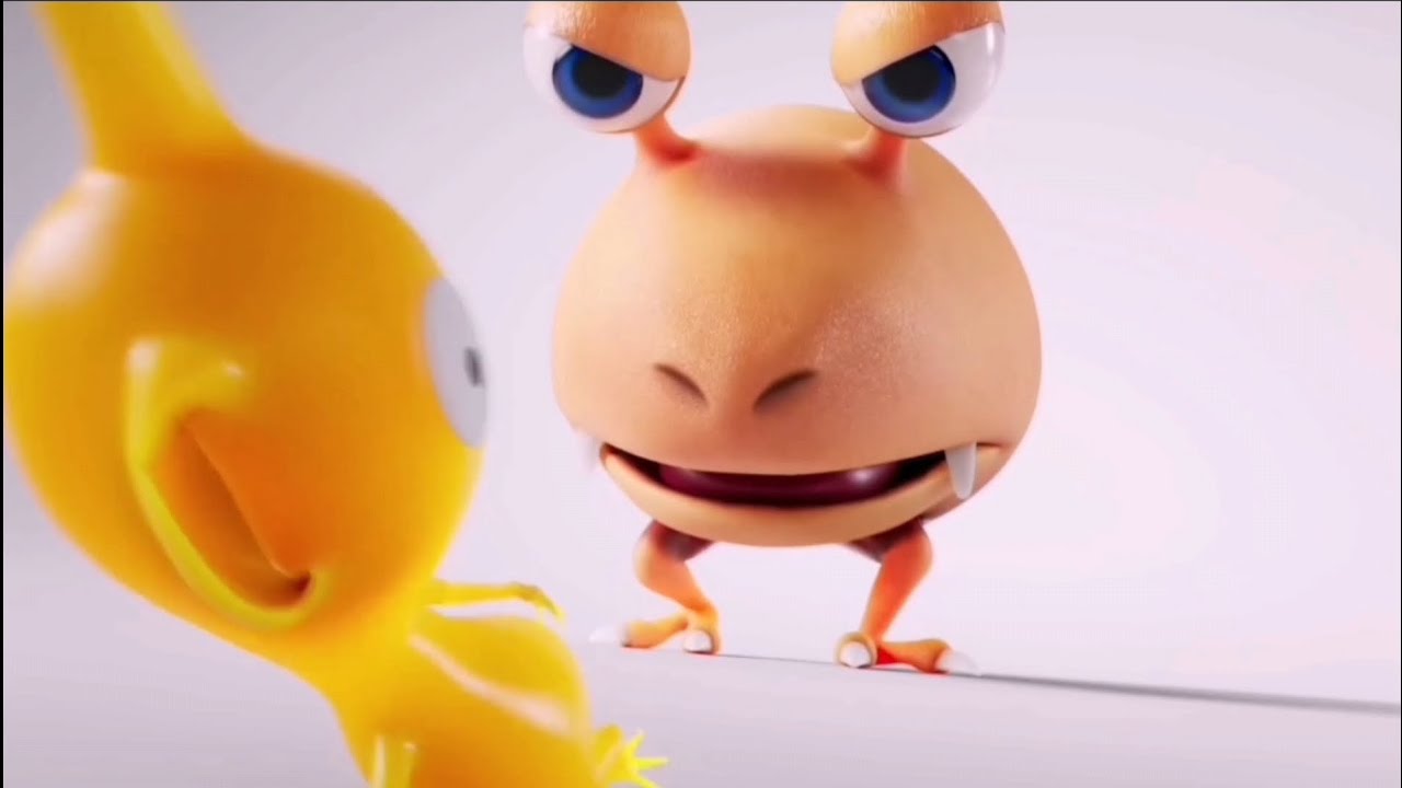 Obake Pam is afraid of Pikmin! - YouTube