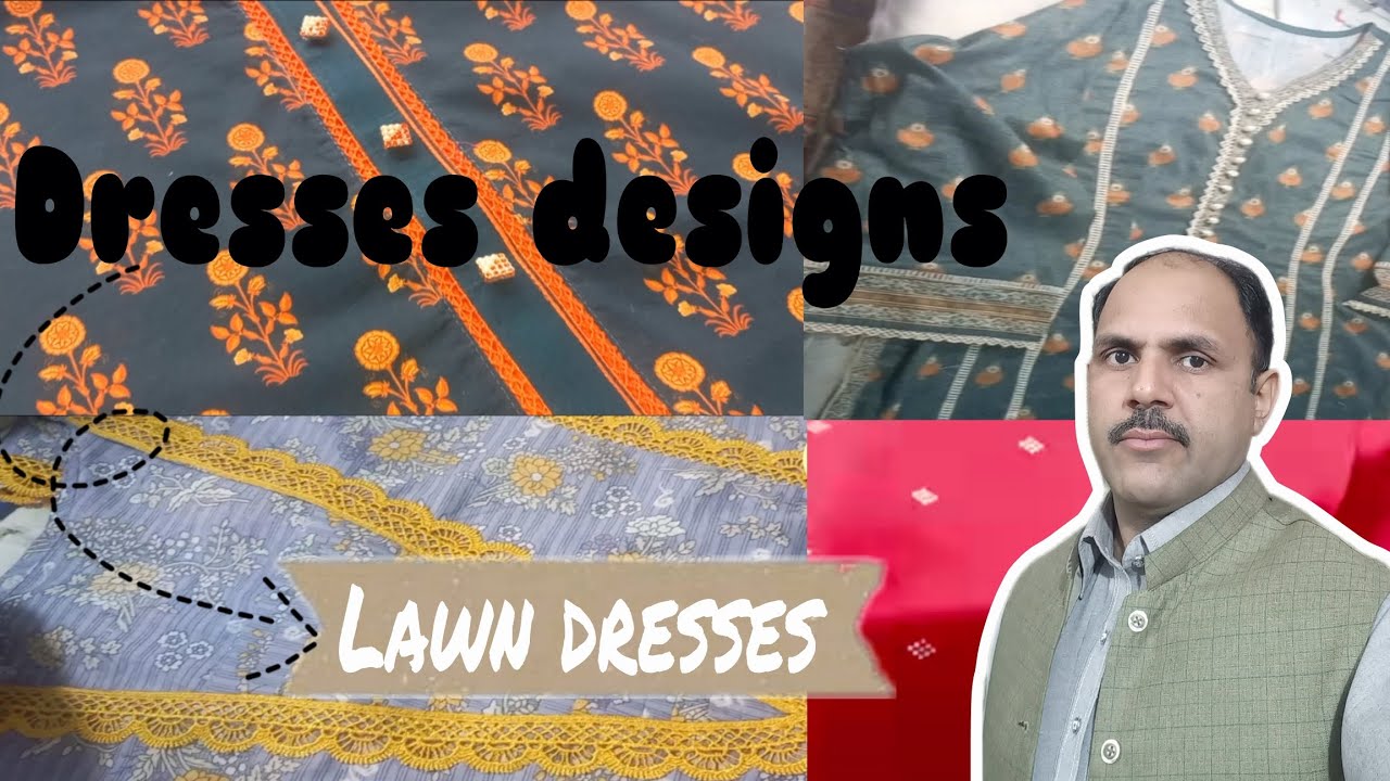Lawn designs| Dresses designs |Explaination|With raza|2024|# ...