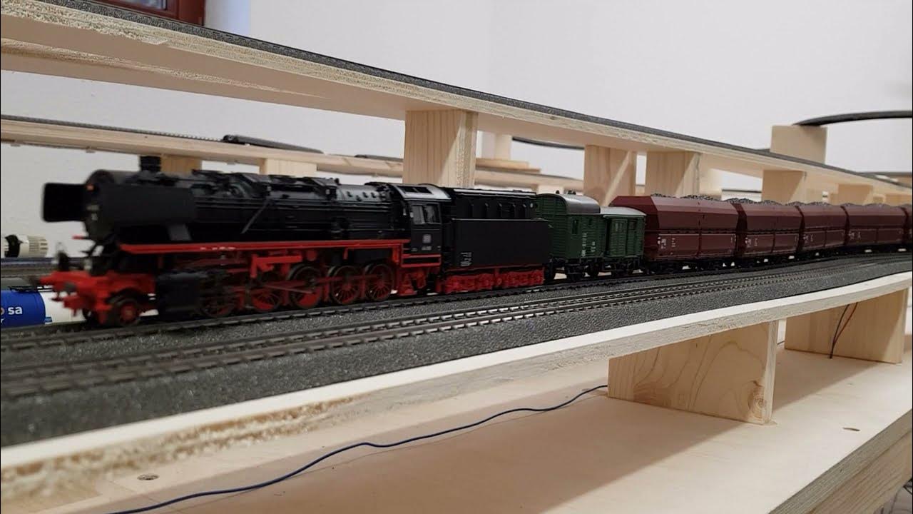 Märklin Automatik Betrieb mit CS3 + M84 + S88 link - erster Probelauf Hauptstrecke - YouTube