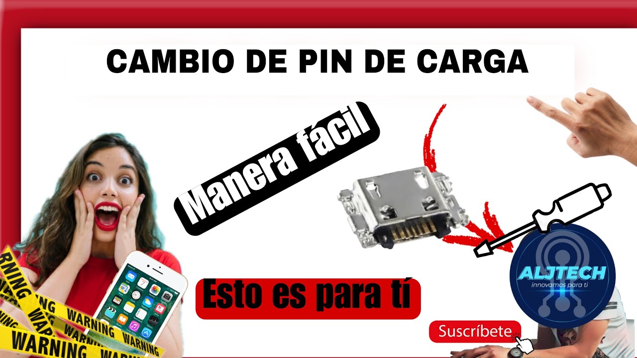 Paso a Paso para CAMBIAR 🪫PIN DE CARGA de cualquier móvil de manera ...