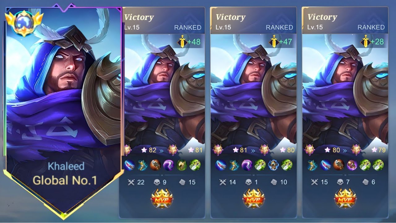 TOP GLOBAL KHALEED BEST ITEM AND ROTATION FOR SOLO RANK!! (Autowin ...