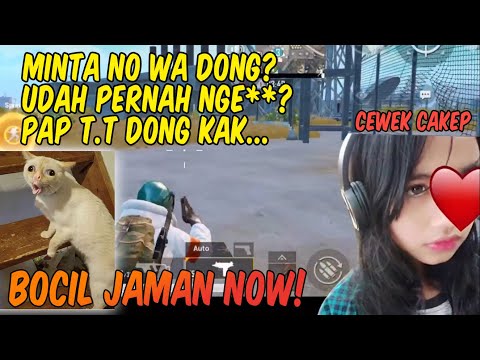 Ketemu Cewek Cakep, Bocil Minta PAP tt & No Wa - Pubg Mobile Indonesia