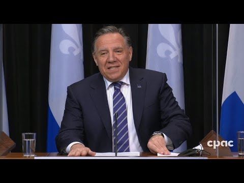 Le premier ministre François Legault dévoile le plan de réouverture du ...