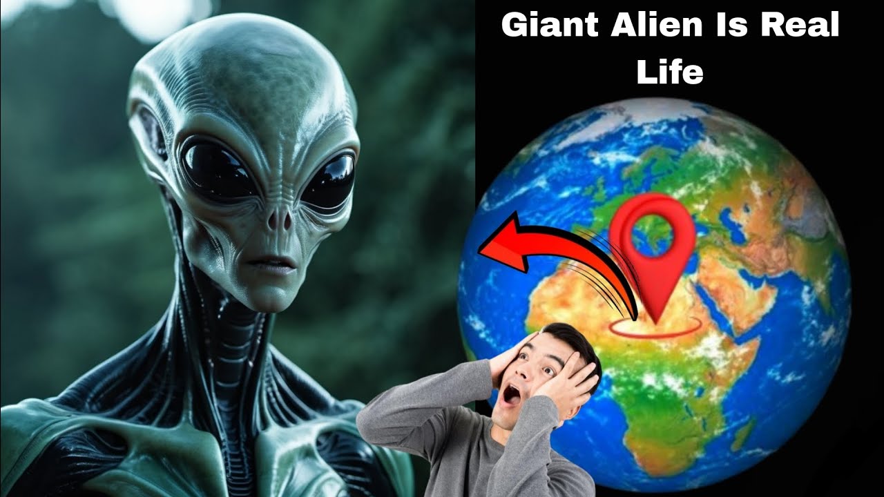 giant alien is real life 🤯😱on Google maps🌍🔍 and Google#Earth#video# ...