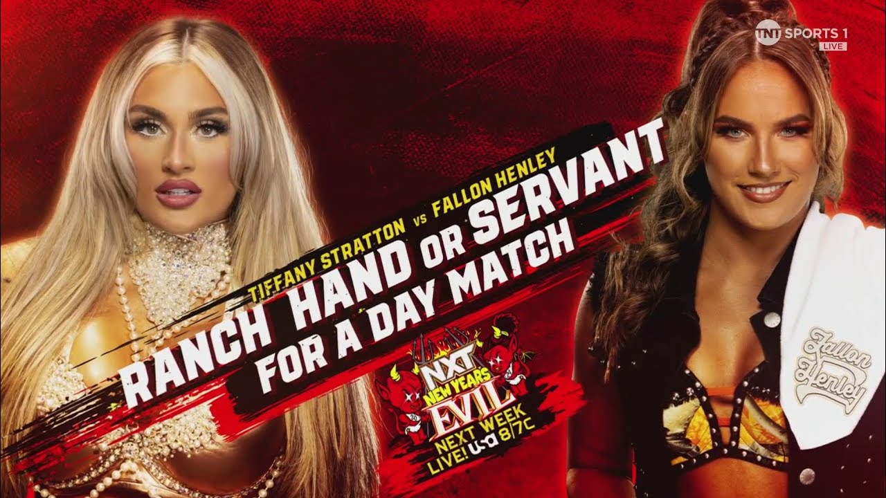 Tiffany Stratton vs Fallon Henley - Ranch Hand or Servant for a day ...