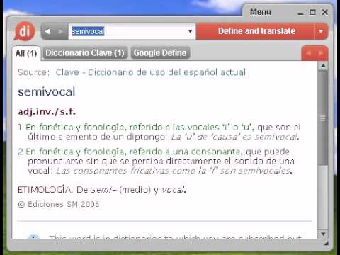 Definición de semivocal - YouTube