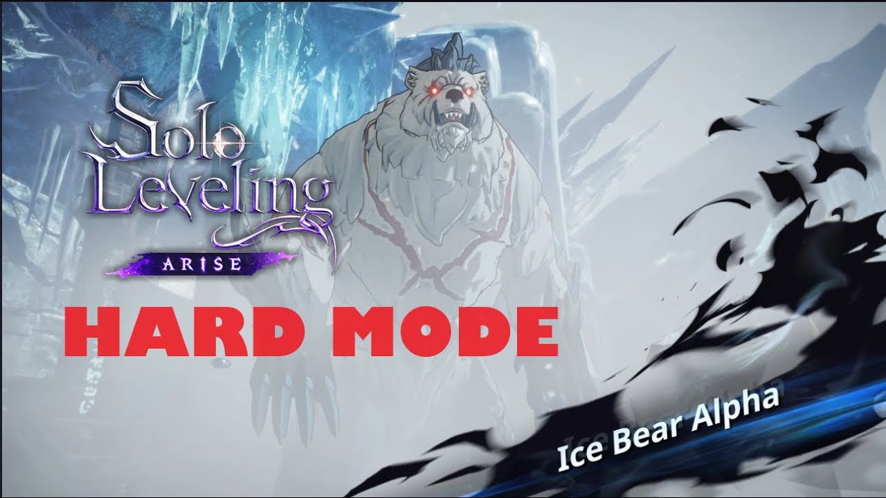 [Solo Leveling: Arise] Ice Bear Alpha | Hard Mode - YouTube