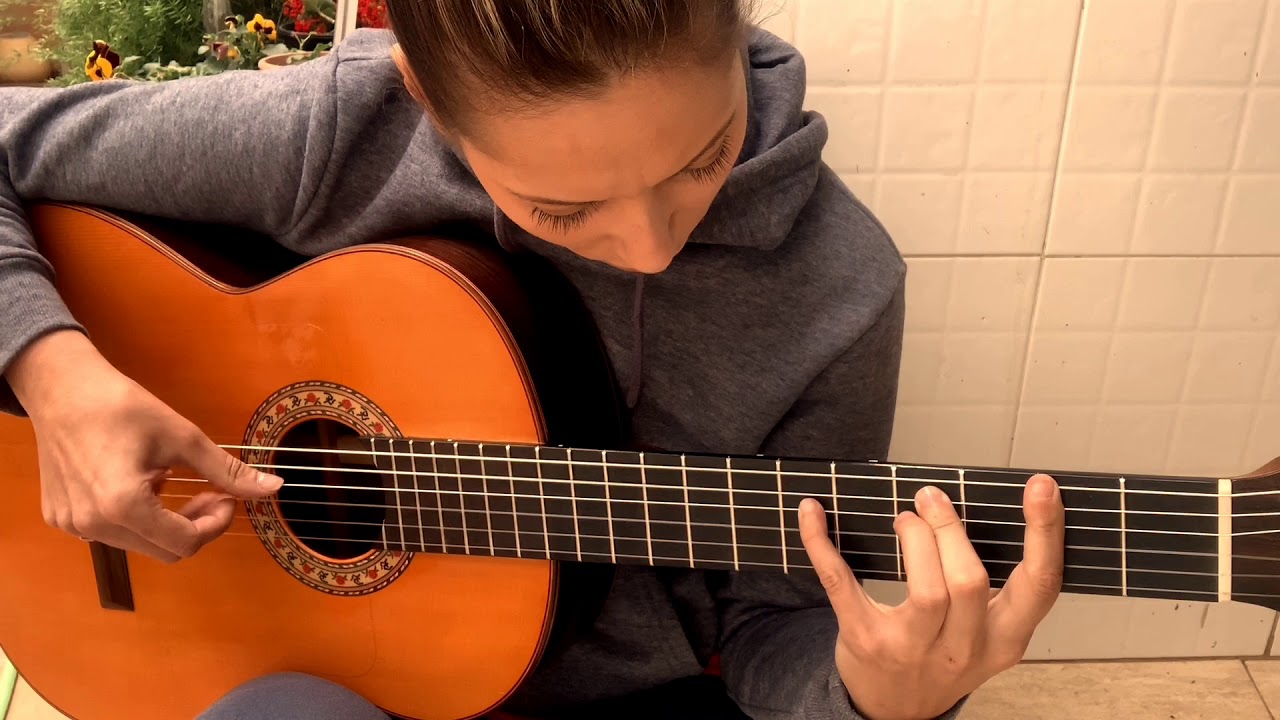 Mercedes Luján | Alma de Antonio Rey (versión guitarra flamenca) - YouTube