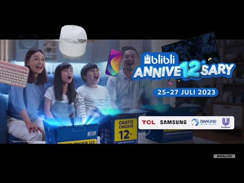 Blibli 12th Anniversary • Ayo Belanja Ver. 3 • TVC Edisi 2023 • Iklan ...