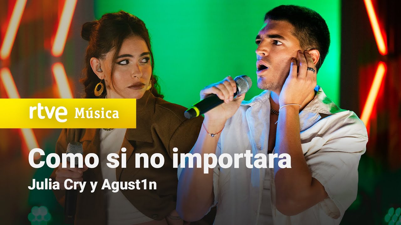 Julia Cry y Agust1n cantan COMO SI NO IMPORTARA de Duki y Emilia Menres ...