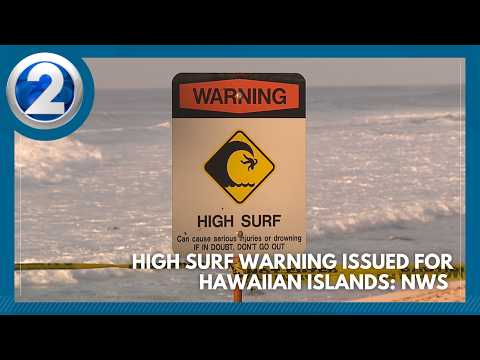 High Surf Warning issued for Hawaiian Islands: NWS 