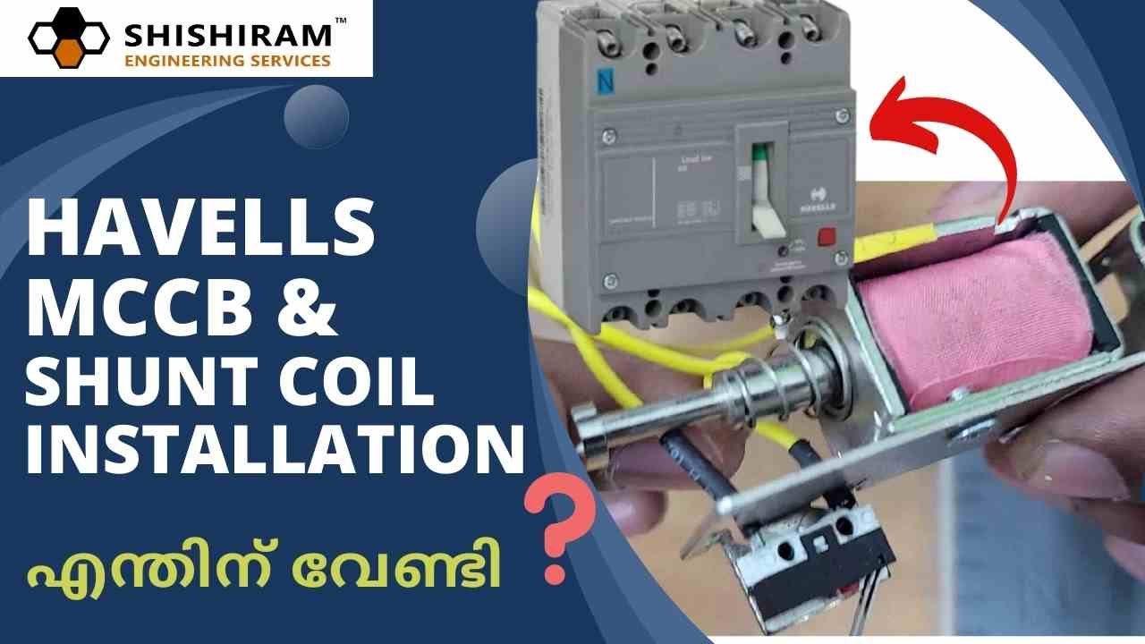 Havells MCCB Shunt Coil Connection | Why Micro Switch in Shunt Coil ...
