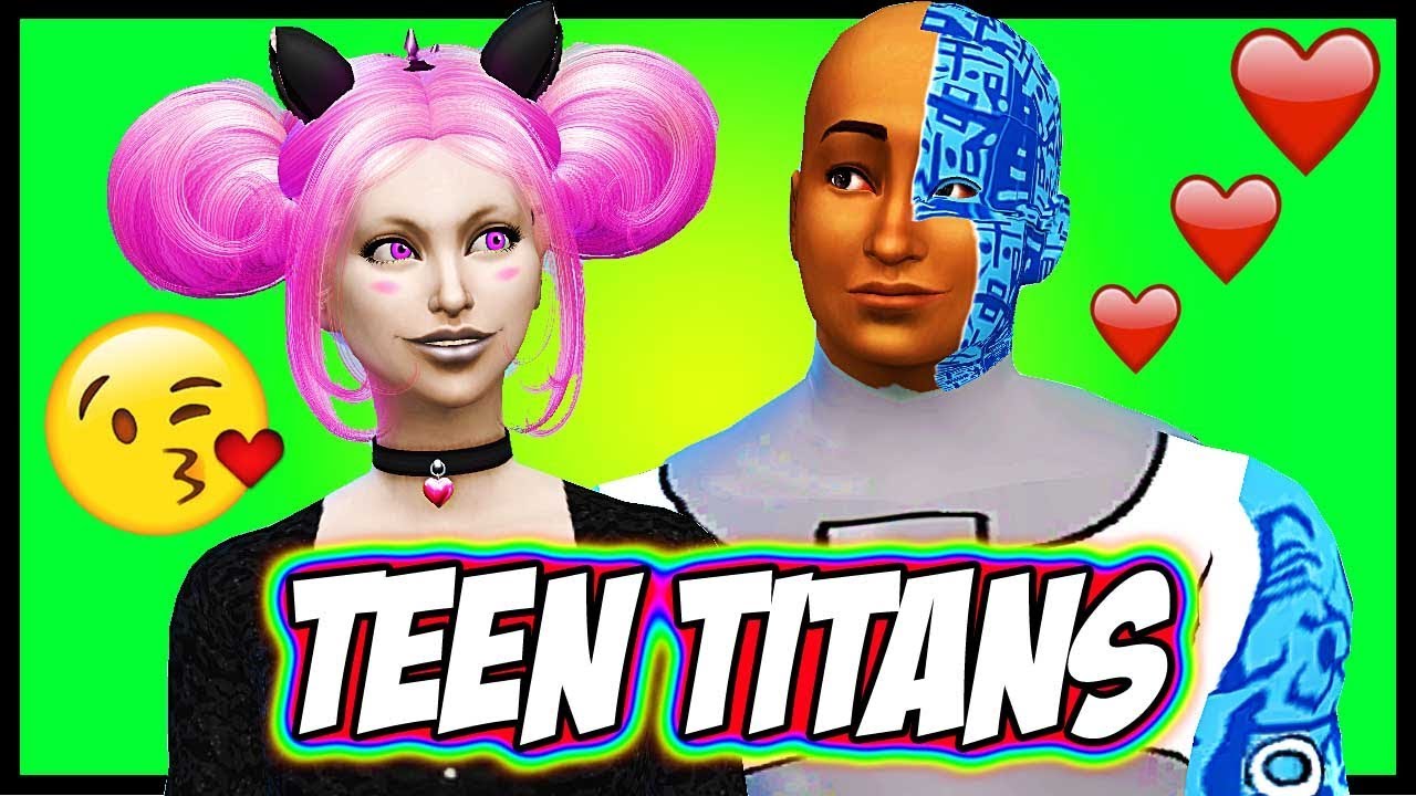 TEEN TITANS HAVE A BABY?? ♥ Cyborg and Jinx ♥ Sims 4 Random Genetics ...