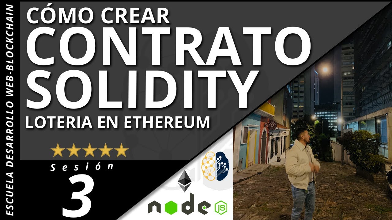 Cómo crear contrato en SOLIDITY 🚀 Lotería en ETHEREUM | Curso Blockchain S3 - YouTube