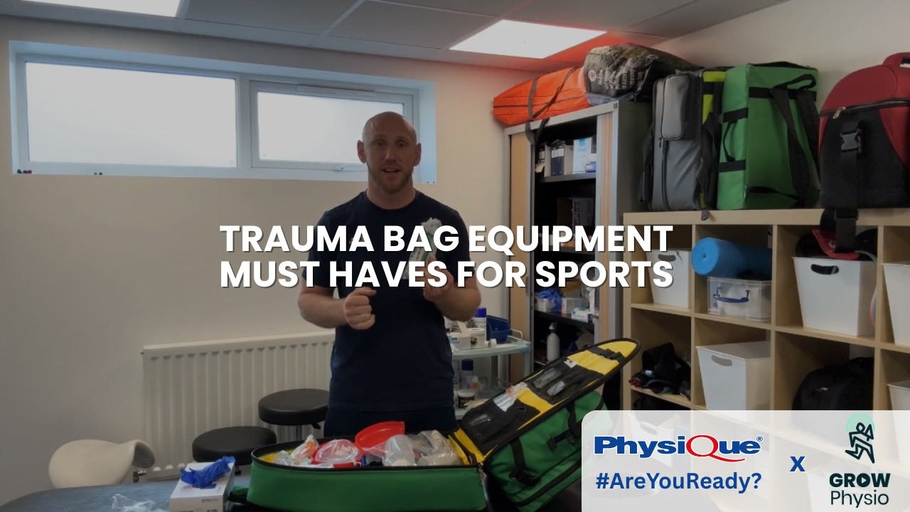 Trauma Bag Equipment Must Haves in Sport with Grow Physio - YouTube