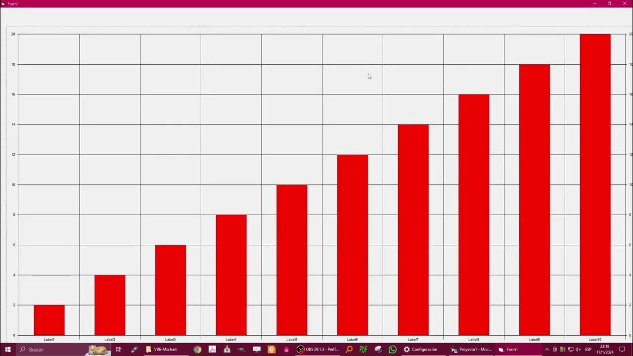 Visual Basic 6: MSChart (programación retro) - YouTube