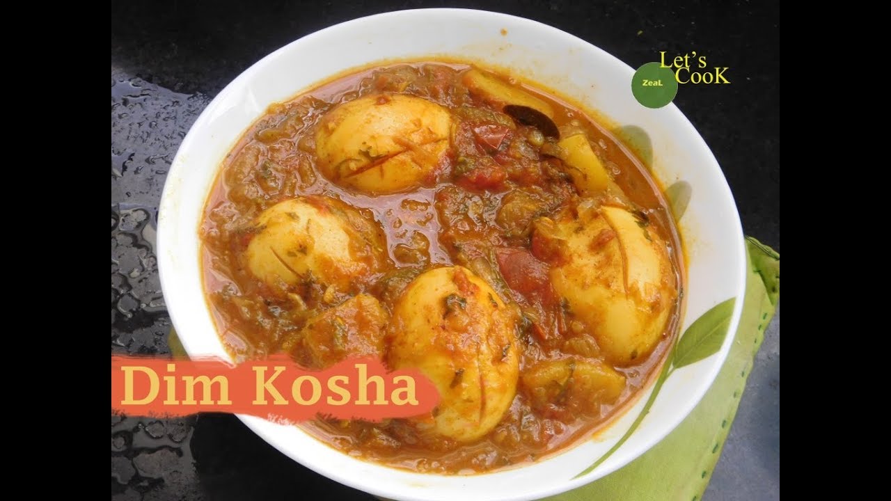 How to make Dim Kosha- Egg Curry- Dim Alu Dalna-Let's Cook - YouTube