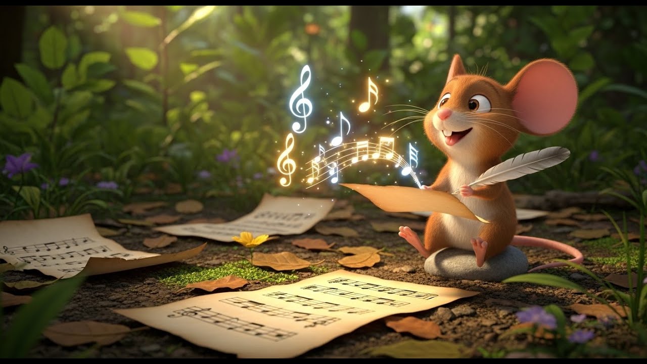 The Mouse Who Wrote a Song | Best Kids Nursery Rhymes and Songs - YouTube