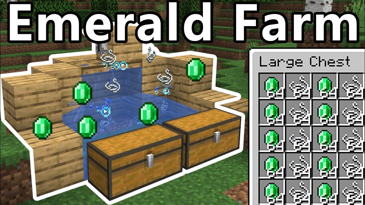 Emeralds & String Farm | Minecraft 1.20 - YouTube