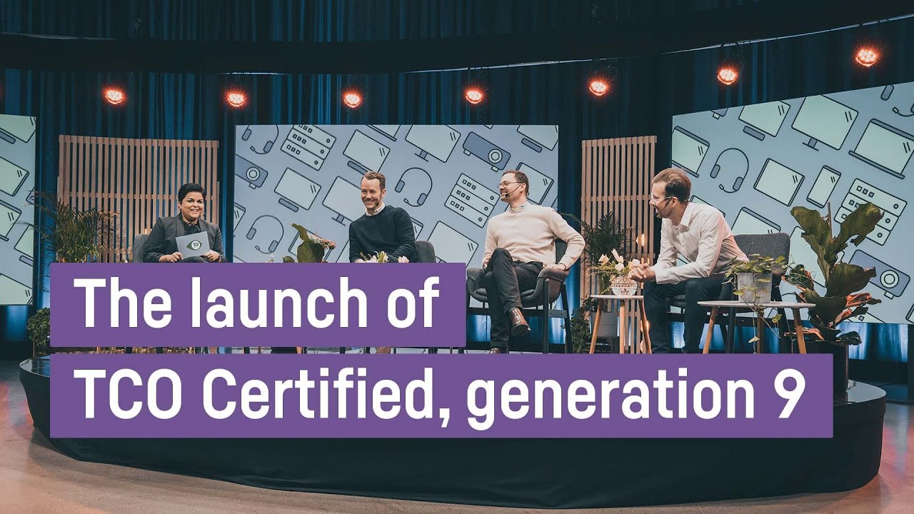 The launch of TCO Certified, generation 9 - YouTube