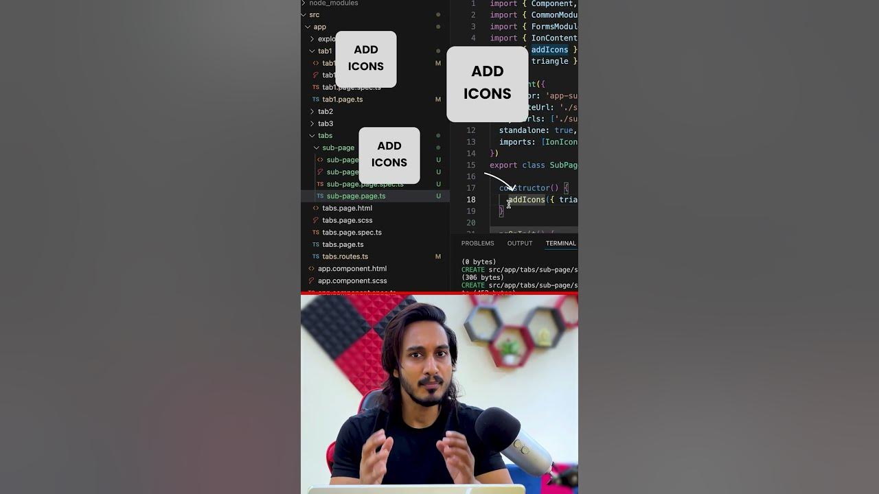 Quick and Easy Icon Registration for Standalone Ionic Angular Projects #angular #coding - YouTube