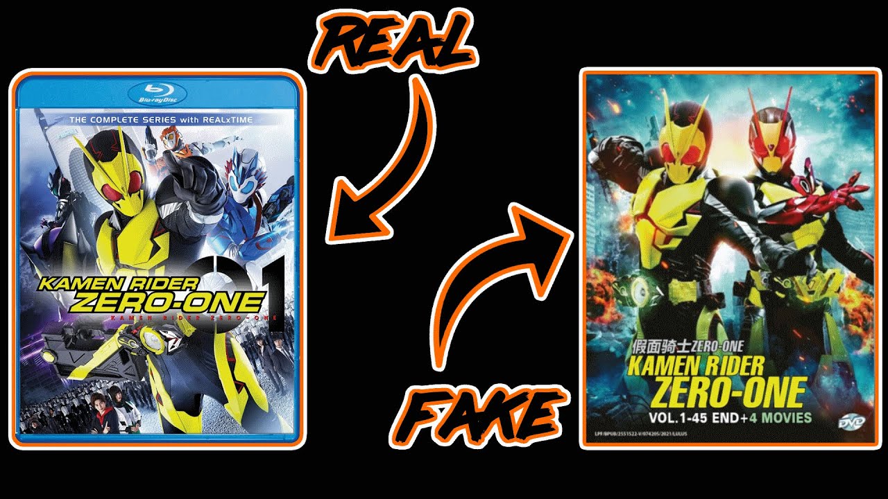 How to Spot Tokusatsu DVD/Blu-Ray Bootlegs - YouTube
