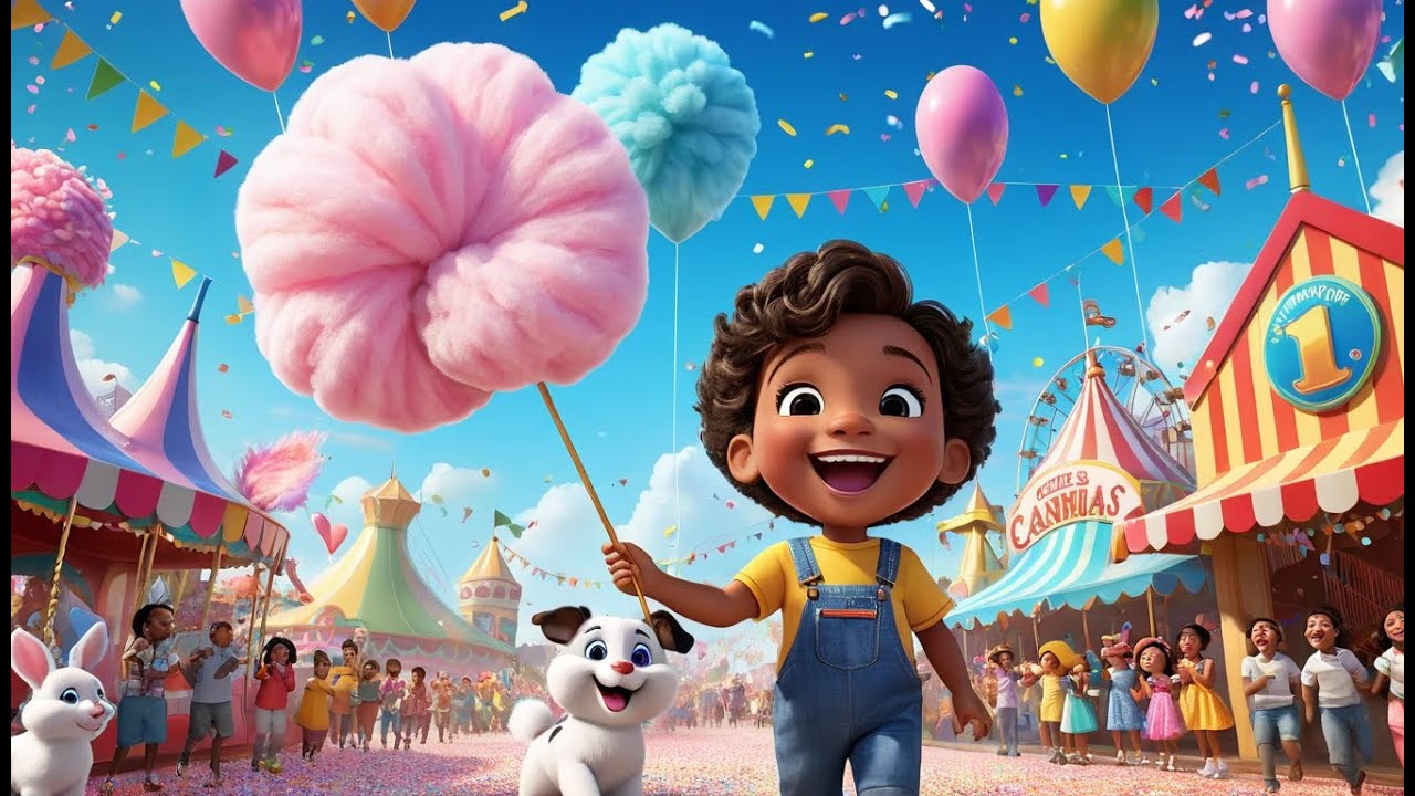 Cotton Candy, Sweet and Light Delight | Fun Candy Song for Kids ...