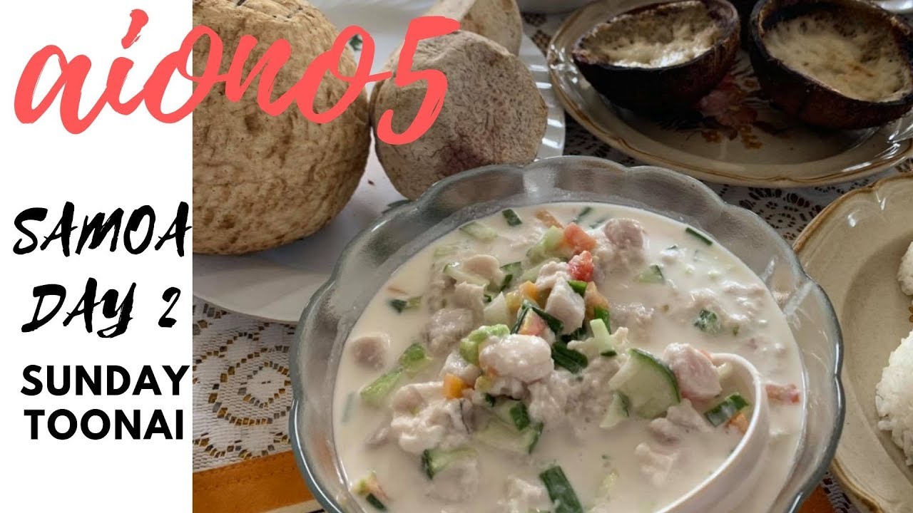 Samoa Vacay - Day 02 - Sunday Toona'i Fasitoouta - YouTube